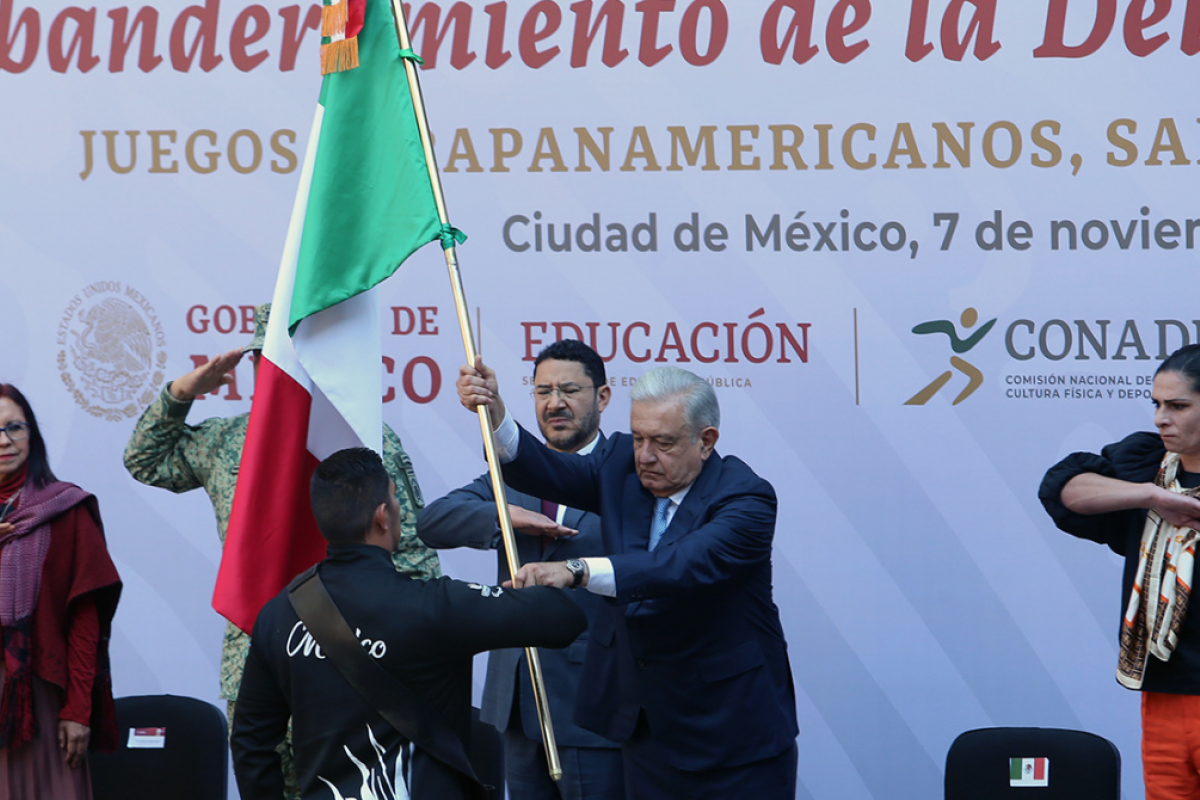 Abanderan a la delegación mexicana para los Parapanamericanos 2023 | BI Noticias